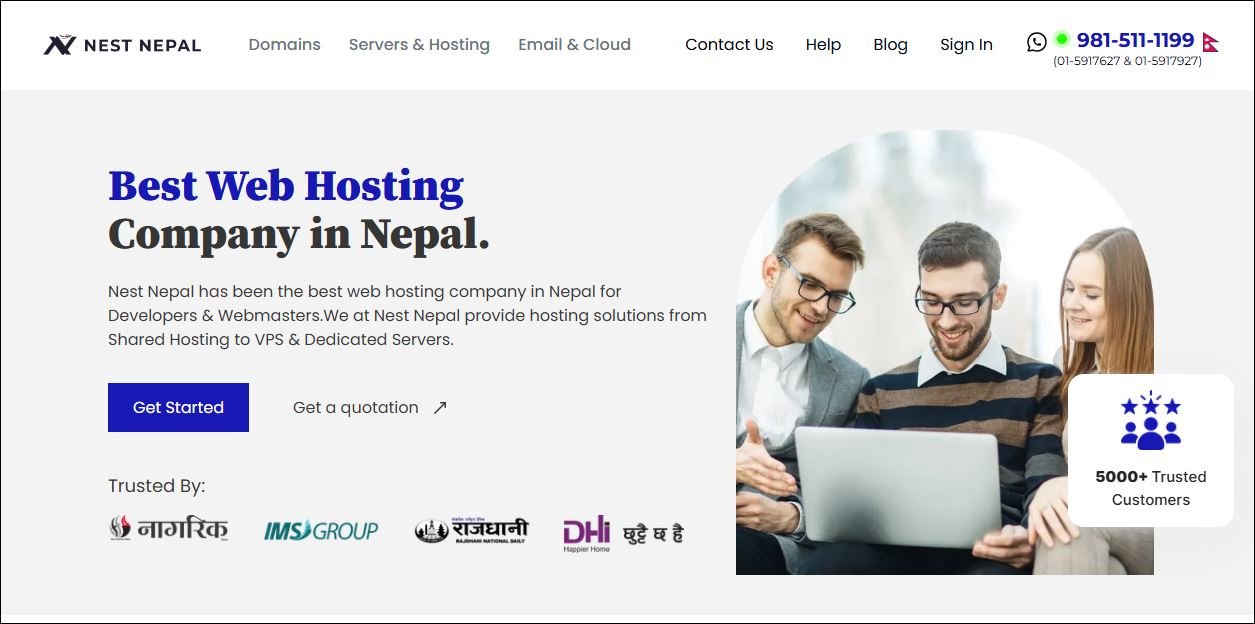 Top 5 Best Web Hosting Provider in Nepal - Greater Nepal